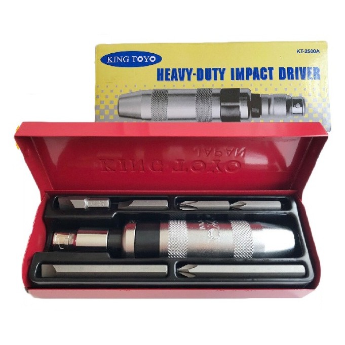 KT-2500A KING TOYO Heavy Duty Impact Driver With BitS | Shopee Malaysia