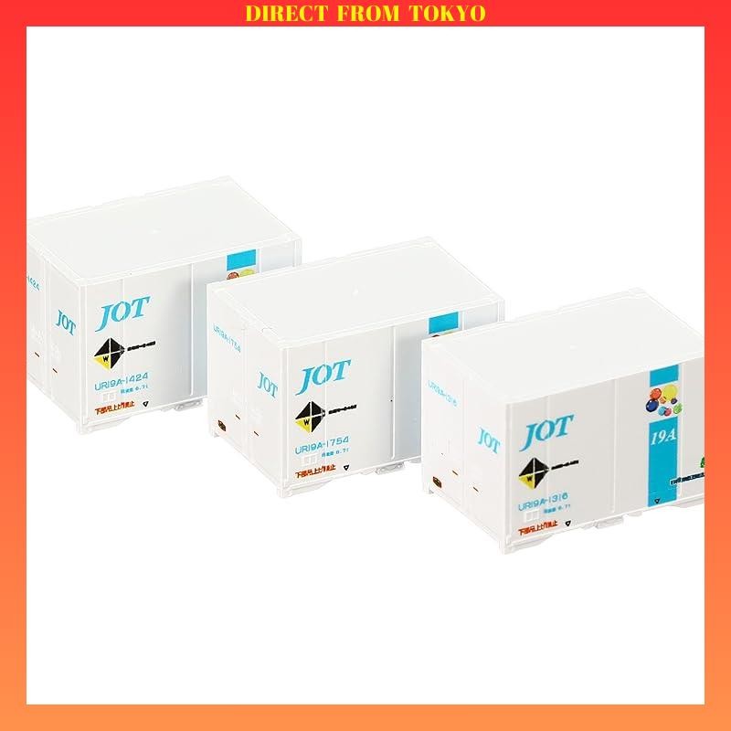 TOMIX N Gauge UR19A-1000 Series Container Japan Oil Transport Sky Blue 3-Pack 3159 Railway Model ...