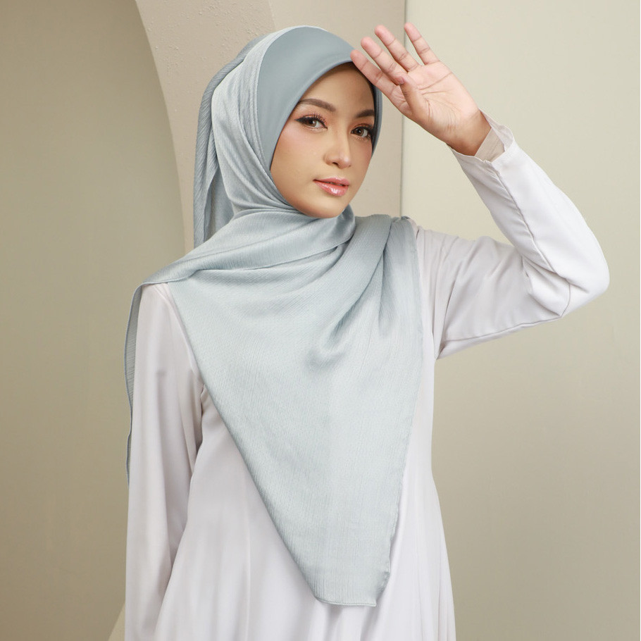 HANIS SATIN LUXE - HSR13 (PEARL GREY) | Shopee Malaysia