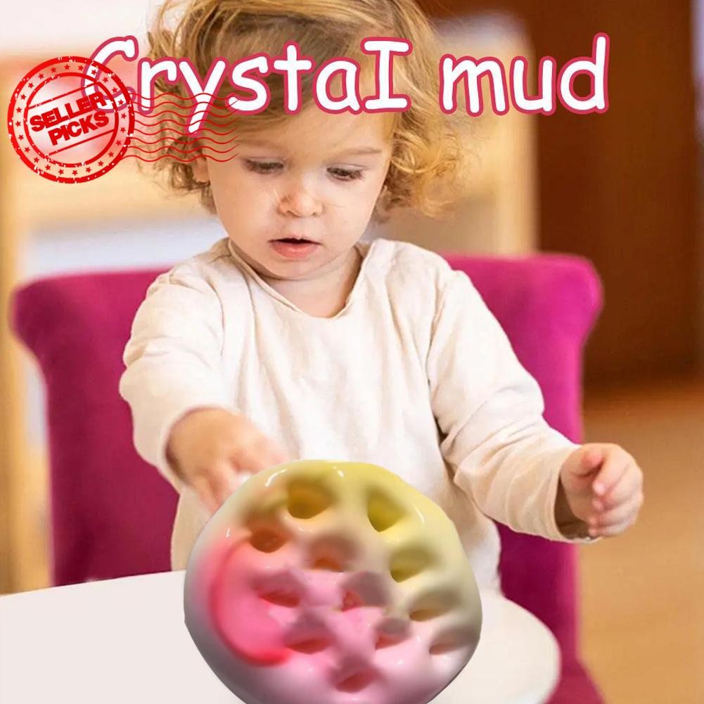 Slow Rebound Slime Crystai Putty Fidget Toys Crunchy Fluffy Jelly Diy ...