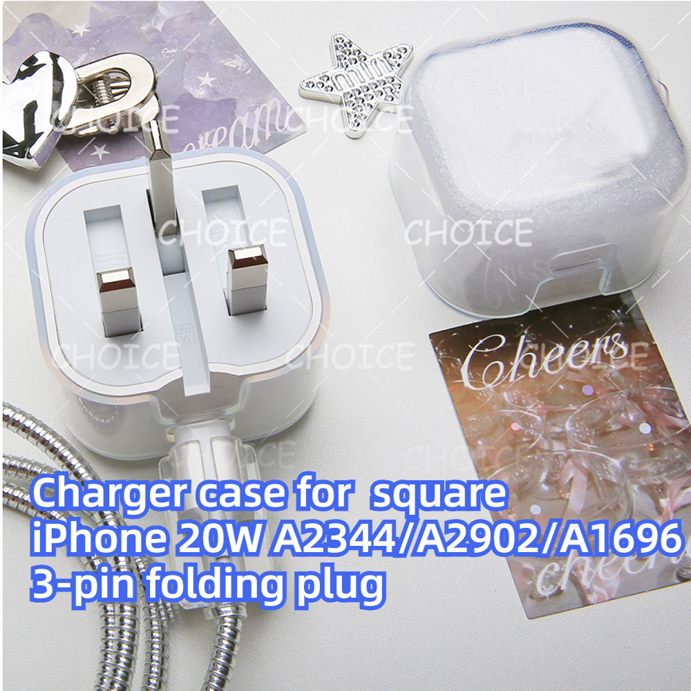 simple TPU charger cover For iPhone 16 promax 20w A2344/A1696 UK 3-pin ...