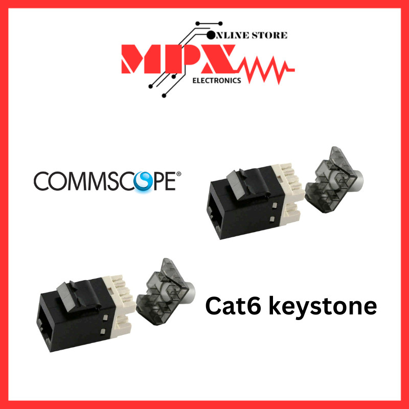 CommScope Cat3 Cat5e Cat6 keystone jack | Shopee Malaysia