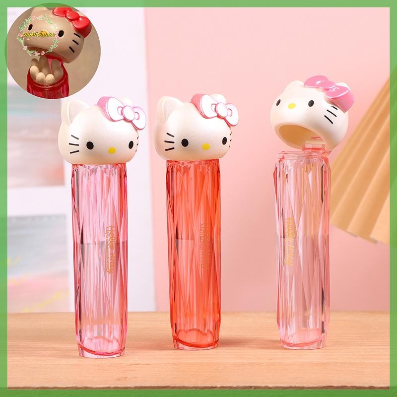 EPMN> Sanrio Hello Kitty Portable Floss Box Kawai Pink Travel Toothpick ...