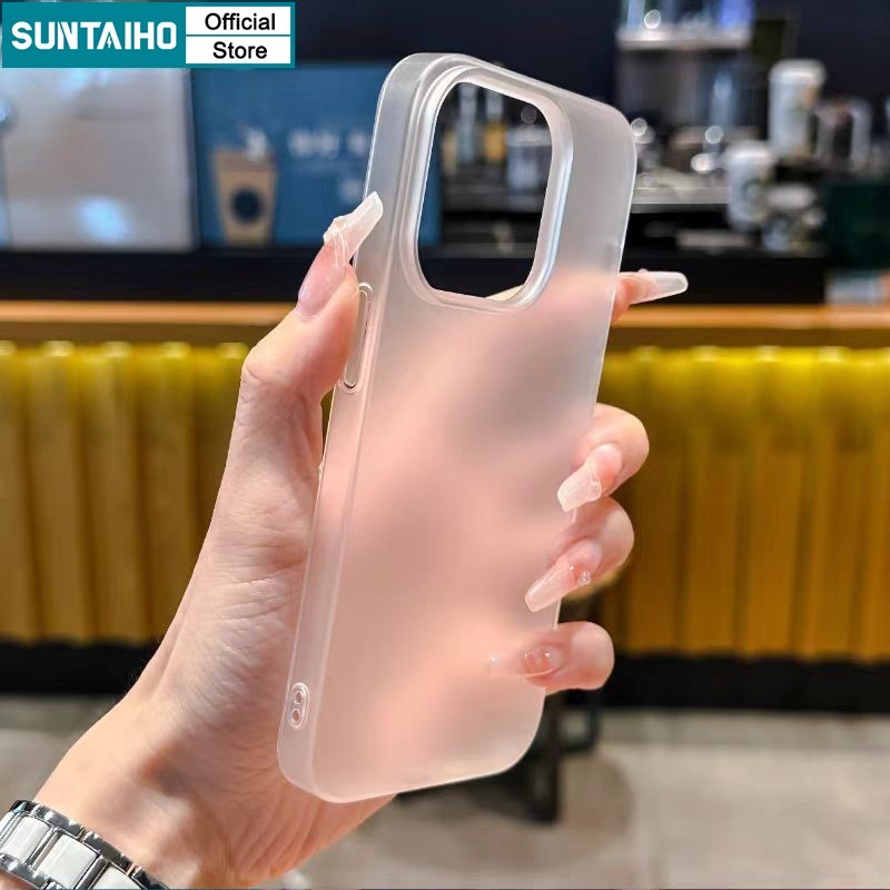 Suntaiho Simple Clear Matte Casing Premium Bumper Soft Silicon TPU ...