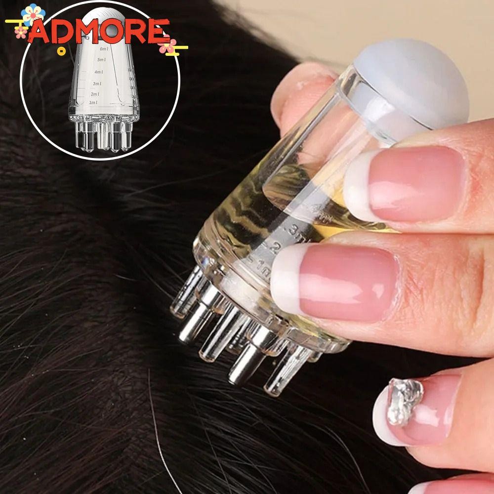 ADMORE Scalp Oil Applicator, Scalp Care Tools Anti Hair Loss Scalp Applicator Comb, Mini ...