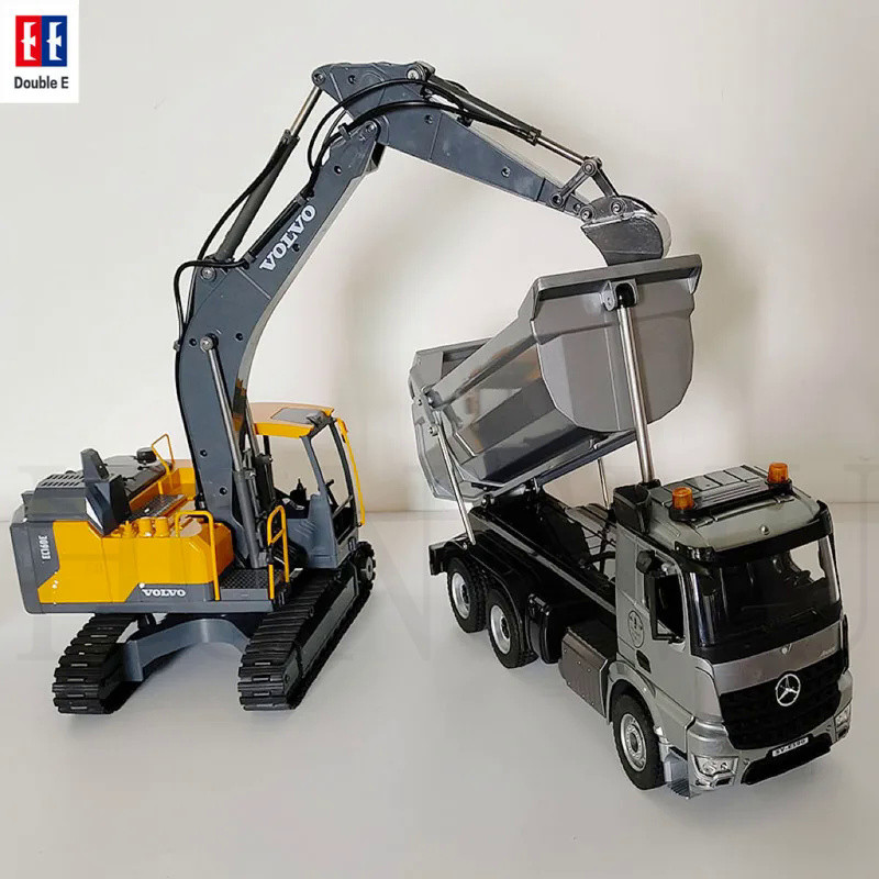 Double E EC160E RC Excavator Car Model E598 three-in-one Dual Control ...