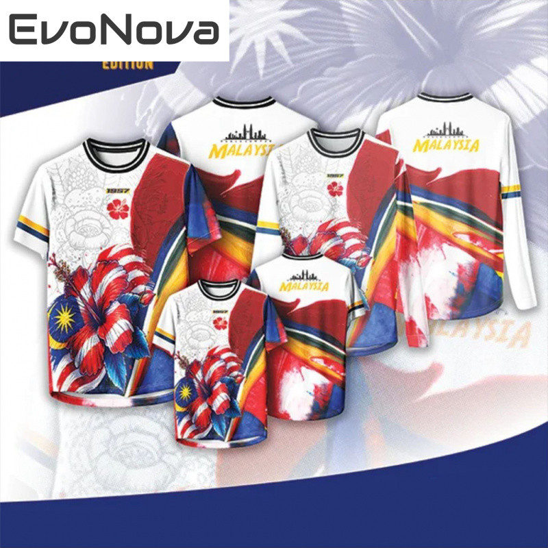 BAJU MERDEKA 68 Sublimation T-Shirts & Family Set - Short Sleeve & Long ...