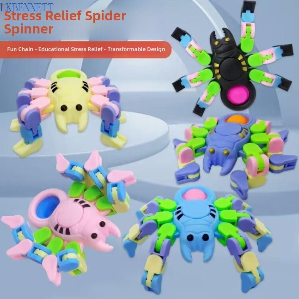 LKBENNETT 10pcs/set Mechanical Chain Fidgets Toy, Cartoon Animals ...