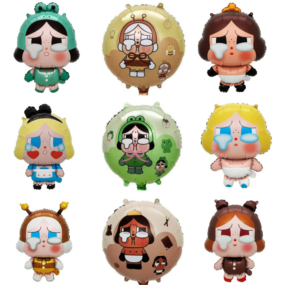 Hot Sale CRYBABY Crying Baby Cartoon Aluminum Film Balloon Pop Mart ...