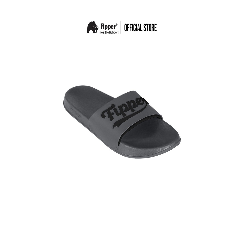 Fipper Ace Sandal Grey (Shuttle) / Black - Fipper Ace Sandal in Grey ...