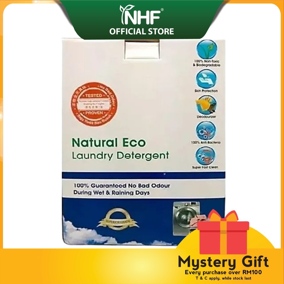 SEA MAGIC Natural Eco Powder Laundry Detergent (3kg) | Shopee Malaysia