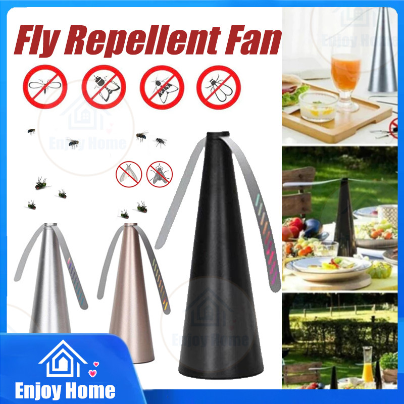 Electric Fly Repellent Fan Leaf Mosquito Repellent Table Food Protector ...