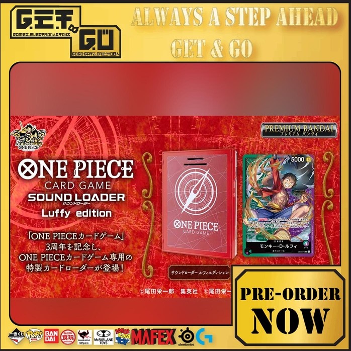 [JAN2026] Premium Bandai ONE PIECE CARD GAME SOUND LOADER Luffy edition ...