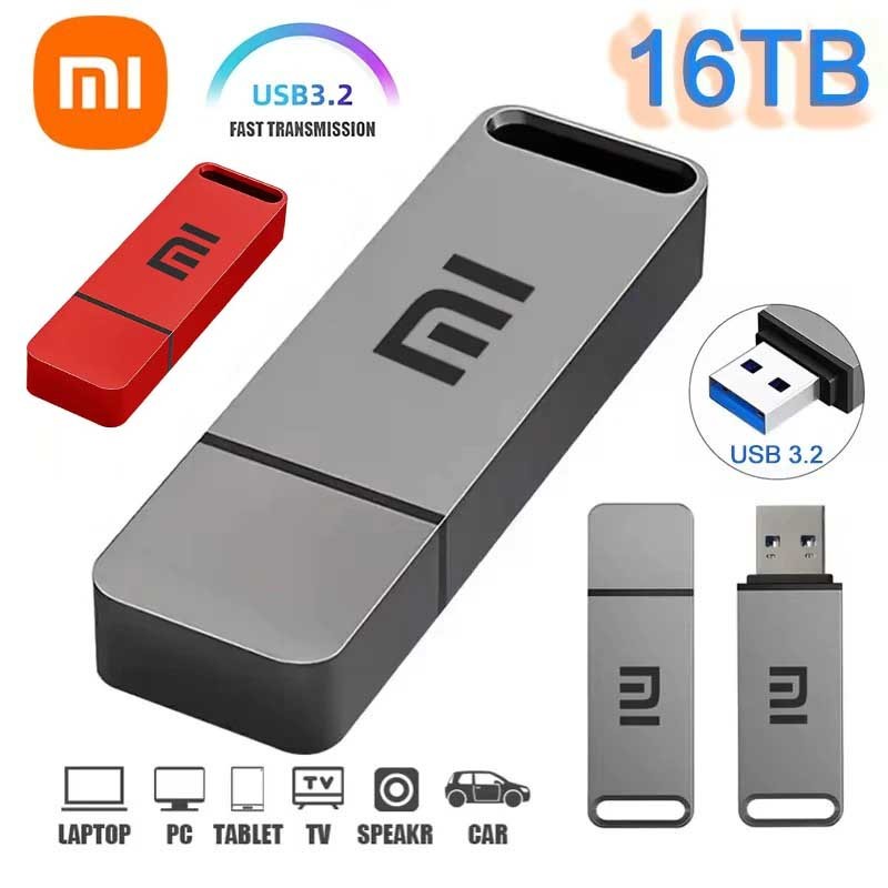 16TB 8TB 4TB 2TB USB 3.1 Flash Drive High-Speed Pen Drive 1TB Metal Waterproof Type-C USB Memory ...