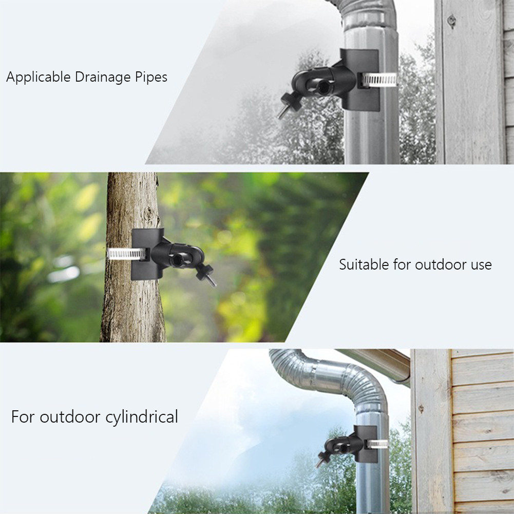 Camera Mount Pipe Mounting Bracket Adjustable Universal Pole Mount 360 ...