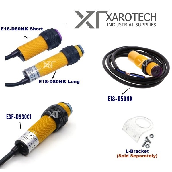 E3F-DS30C1 / E18-D80NK(Long/Short)Bracket Adjustable 10-80cm IR ...