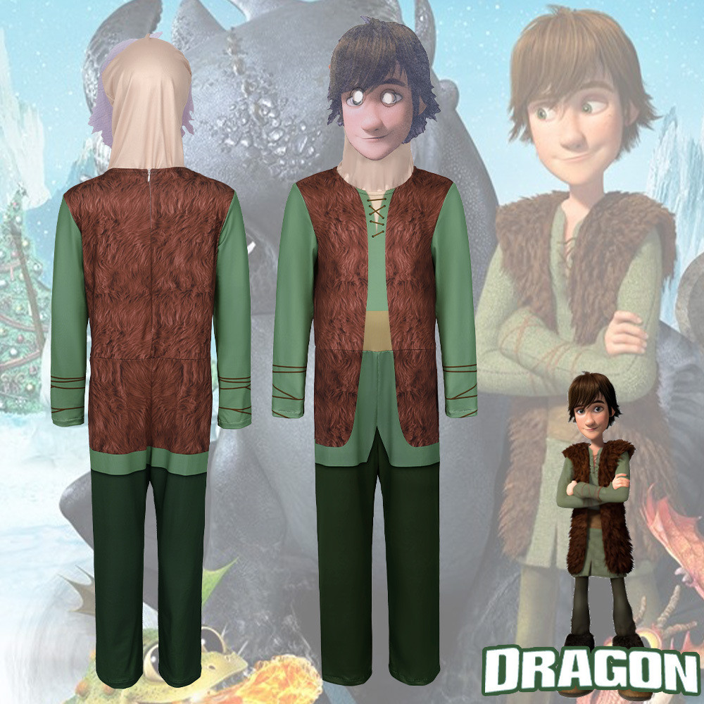 HTTYD Hiccup Cosplay Jumpsuit - Halloween & Cosplay Costume | Shopee ...