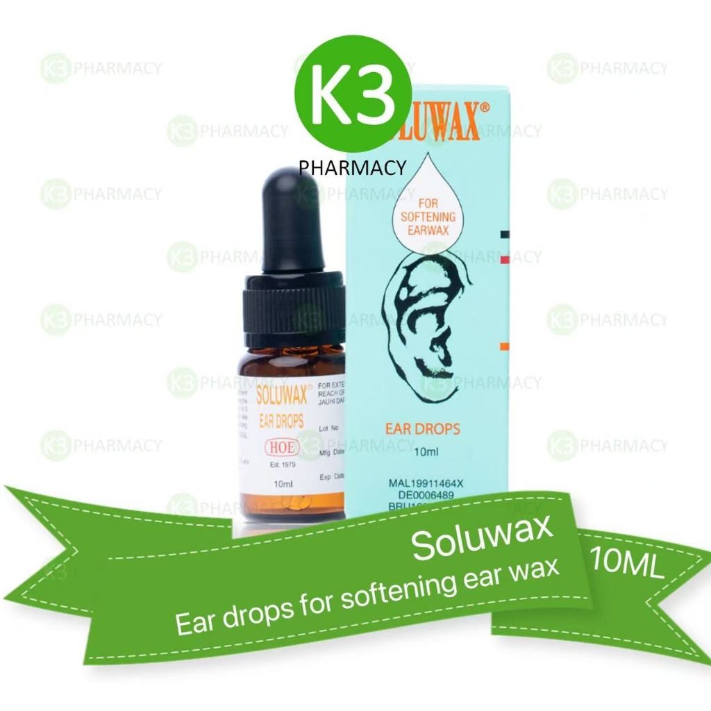 Soluwax Ear Drop (10ML) for softening ear wax | Shopee Malaysia