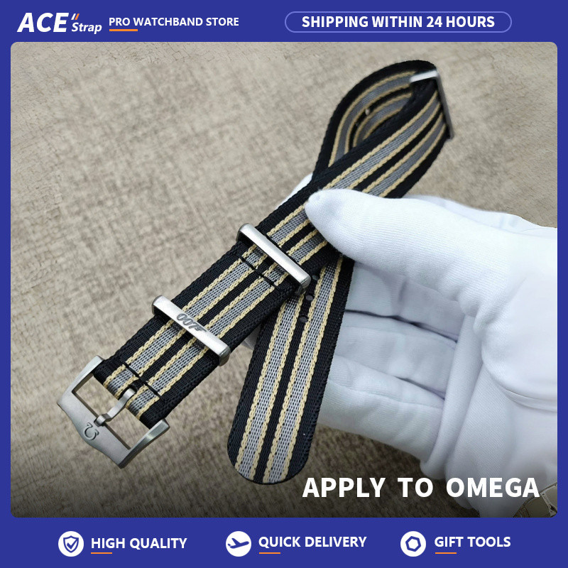 [High end version] Apply To OMEGA 20mm NATO Nylon Watch Strap For ...