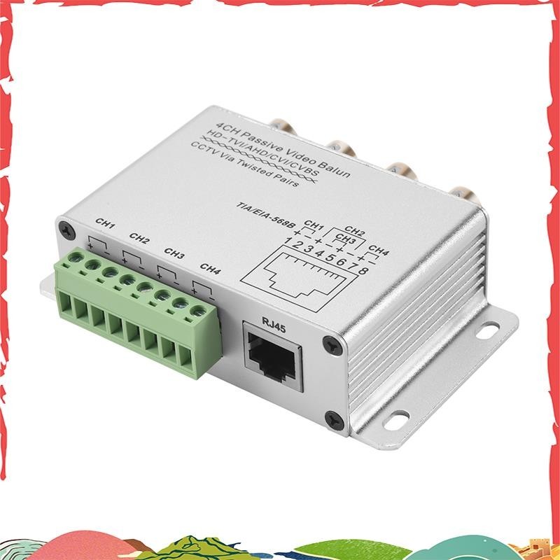 UTP 4 Channel Passive Video Balun Transceiver | Shopee Malaysia