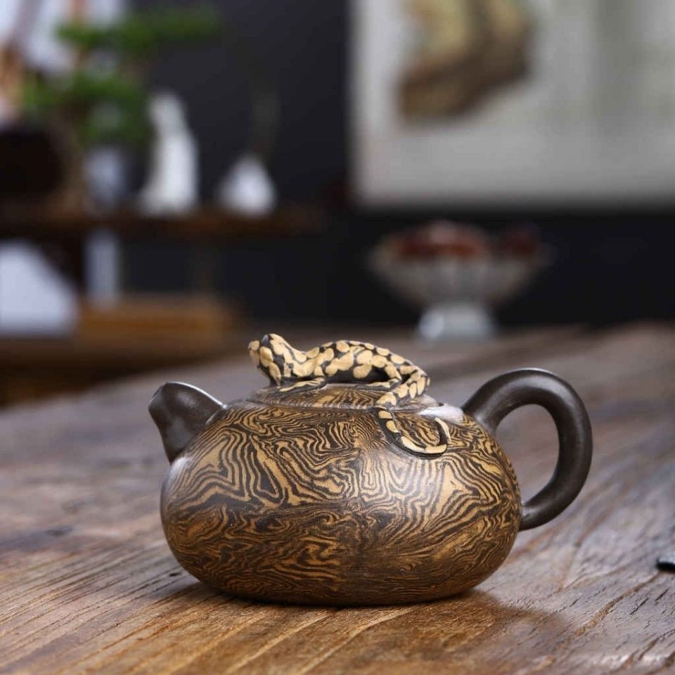 Famous Handmade Teapot Yixing Zisha Teapot Small Capacity Tea Making ...