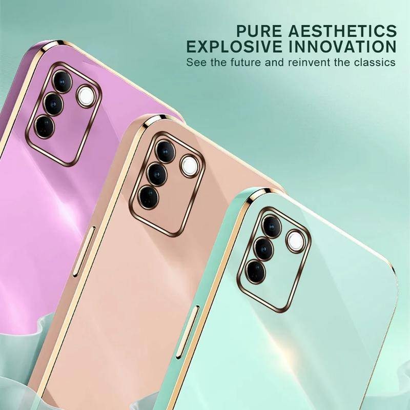 Luxury Electroplate Plating TPU Phone Case For Vivo X20 X21 X21i X23 ...