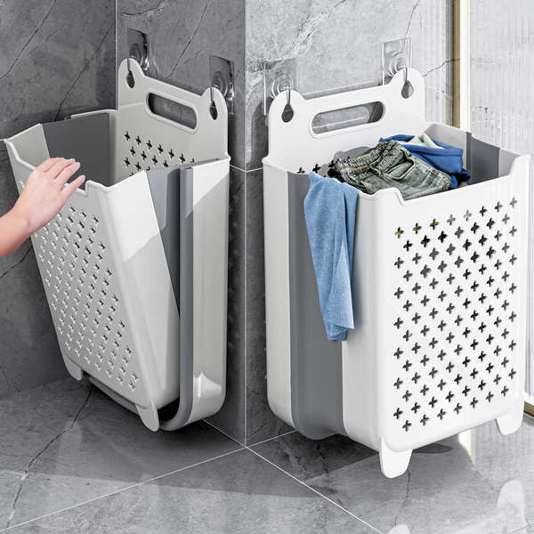 laundry basket with wheels laundry basket Bakul dobi kotor isi rumah ...
