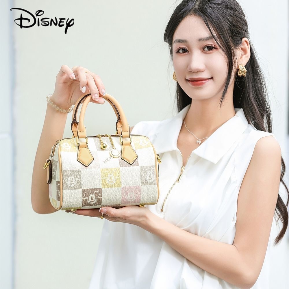 Stylish Disney Checkered Mickey Shoulder Bag - Limited Edition, Perfect ...