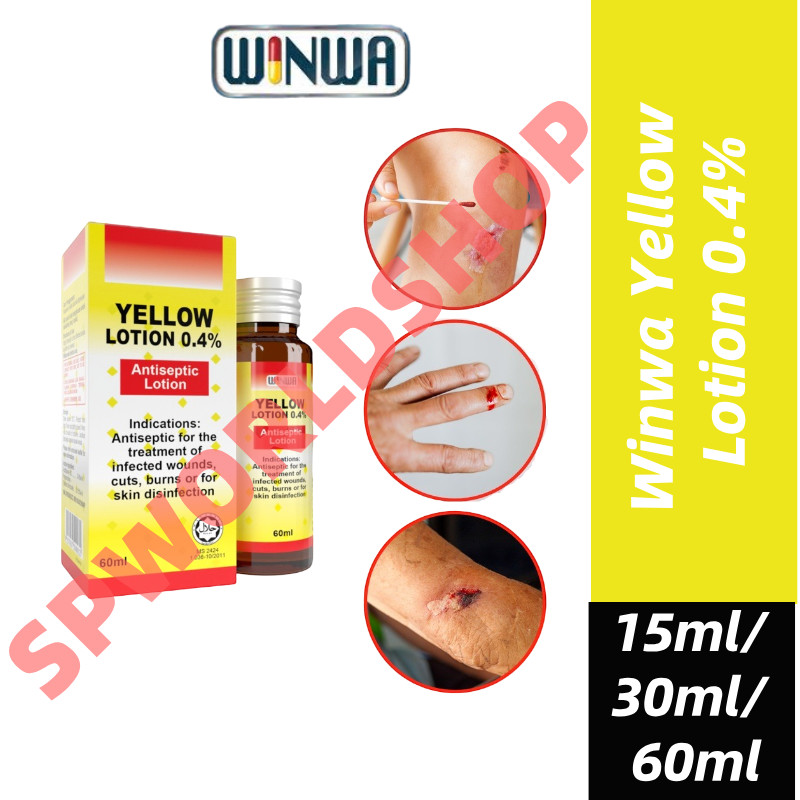 Winwa Yellow Lotion 0.4% Antiseptic Lotion Losyen Kuning Losyen ...