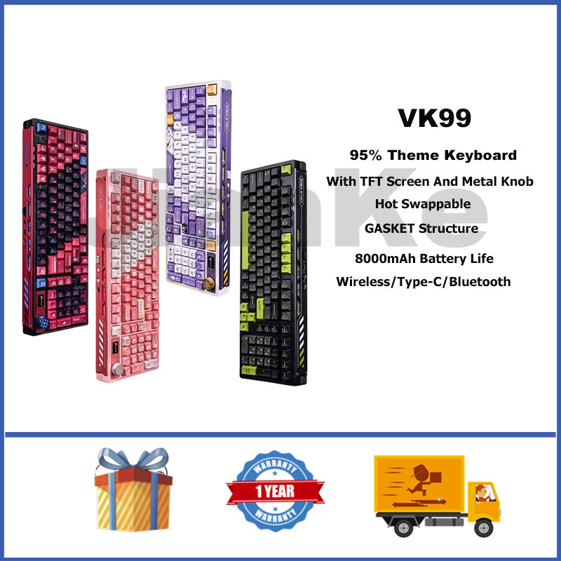 VALKYRIE VK99 Mechanical Keyboard 95% Hot Plug RGB GASKET Structure ...
