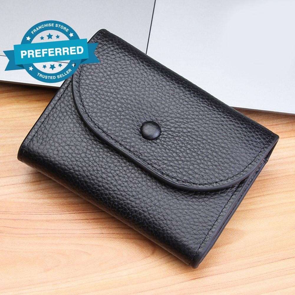 Retro Ultra-thin Coin Purse Men's Short Mini Simple Small Card Multi ...