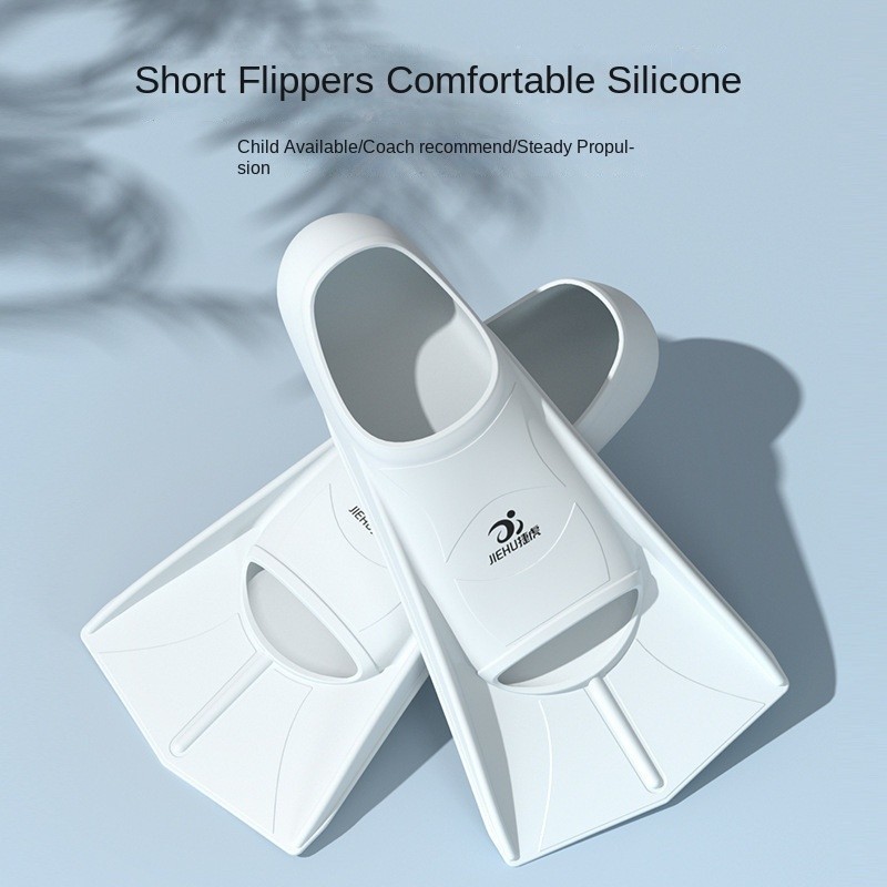 Swim Training Fins Silicone Professional Scuba Diving Fins Short Men ...