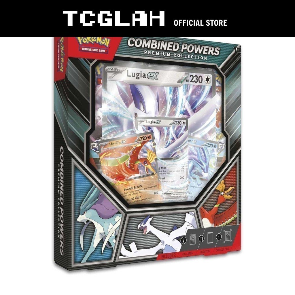 Pokémon TCG Combined Powers Premium Collection (Lugia, Ho-Oh, Suicune ...