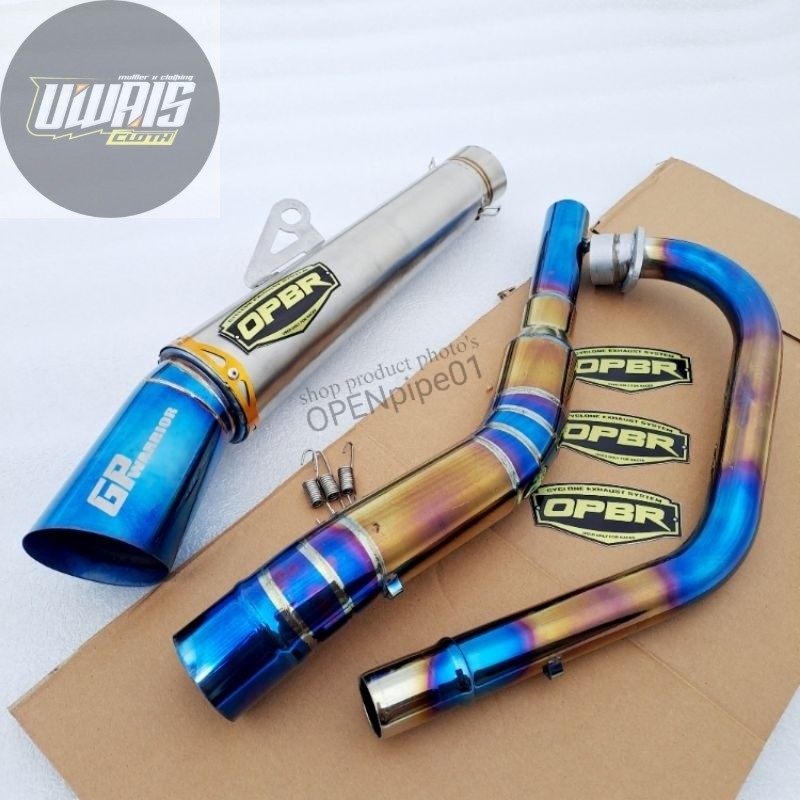Exhaust pipe opbr conical open pipe euro 125 150 vperman raider 150 ...