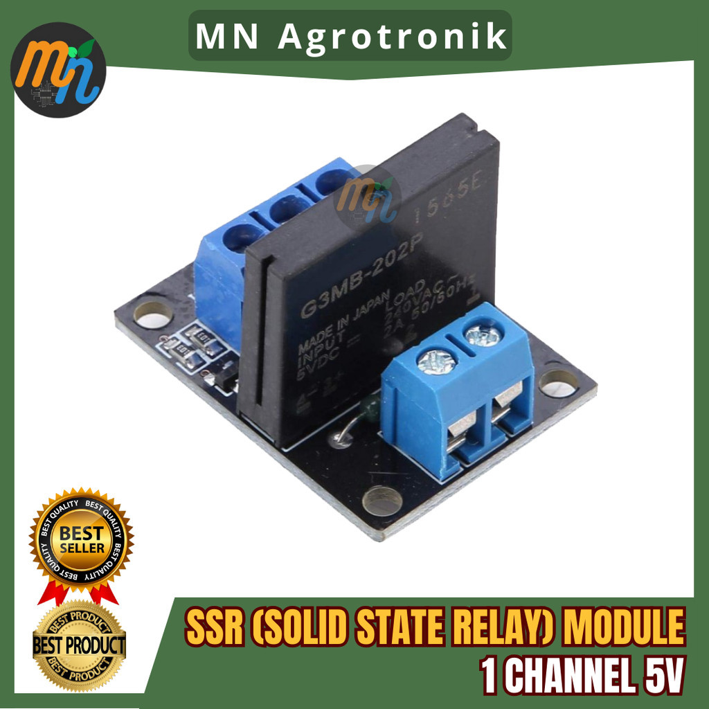 Ssr SOLID STATE RELAY MODULE 1 CHANNEL 5V DC FOR ARDUINO | Shopee Malaysia