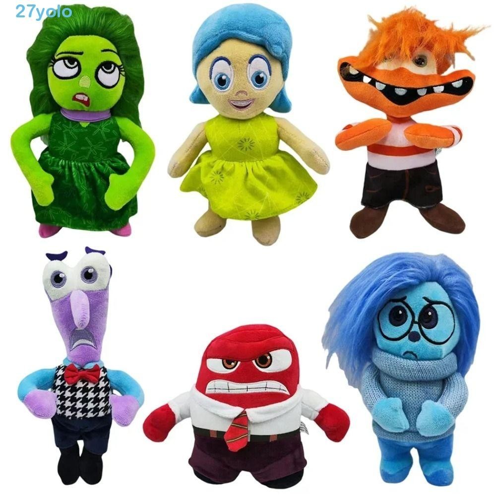 YOLO Movie Inside Out 2 Plush Toys, Cartoon Movie Sadness Inside Out ...