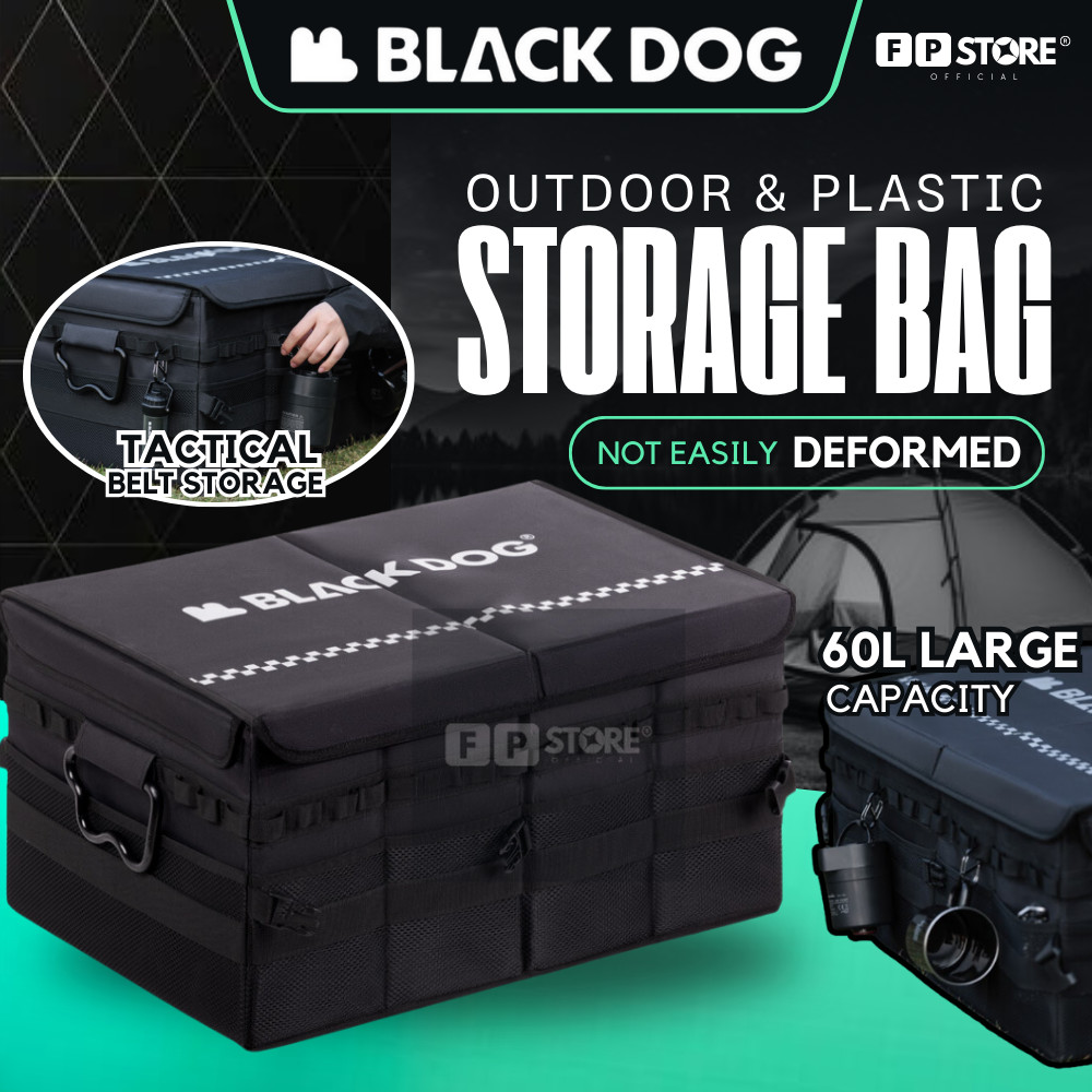 [ COD READY STOCK ] BLACKDOG Large Storage Bag 60L Foldable Big Camping ...