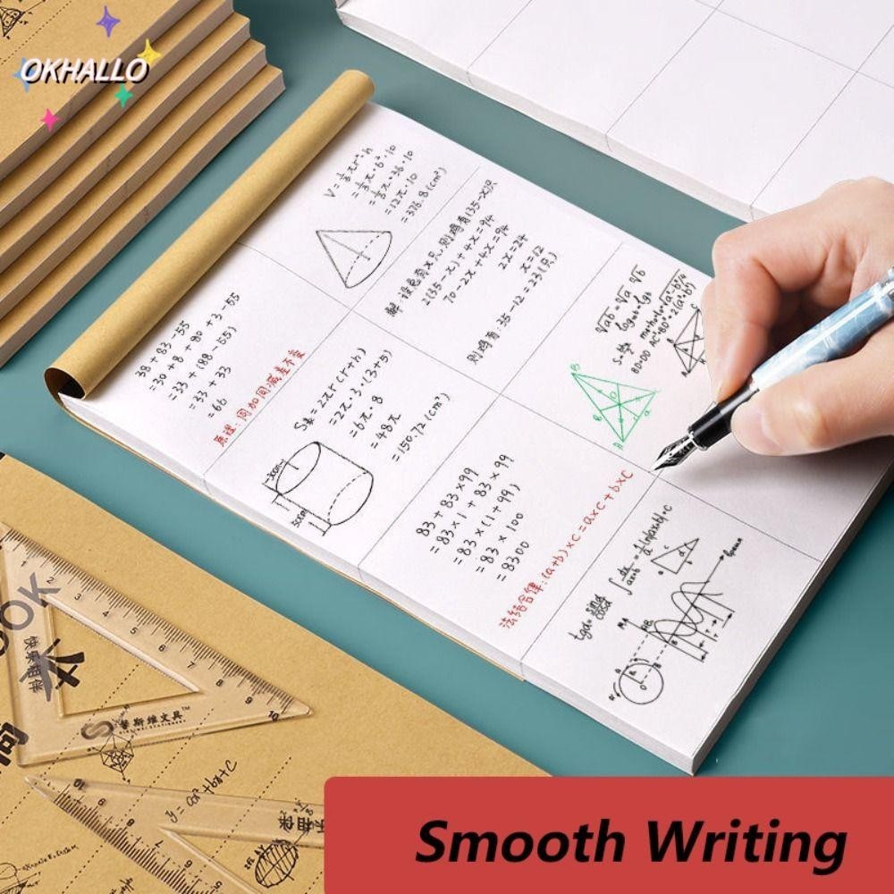 OKHALLO 50/100 Sheets Draft Paper, Thickened Partition/Blank Math ...
