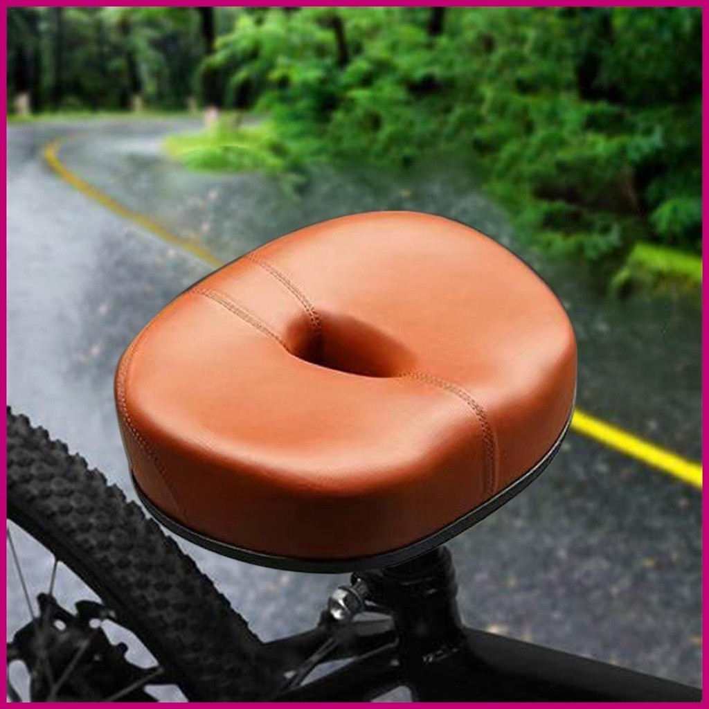 Noseless Bicycle Saddle Mountain Bikes Seat Water-resistant Anatomic Relief Bicycle Seat Cushion ...