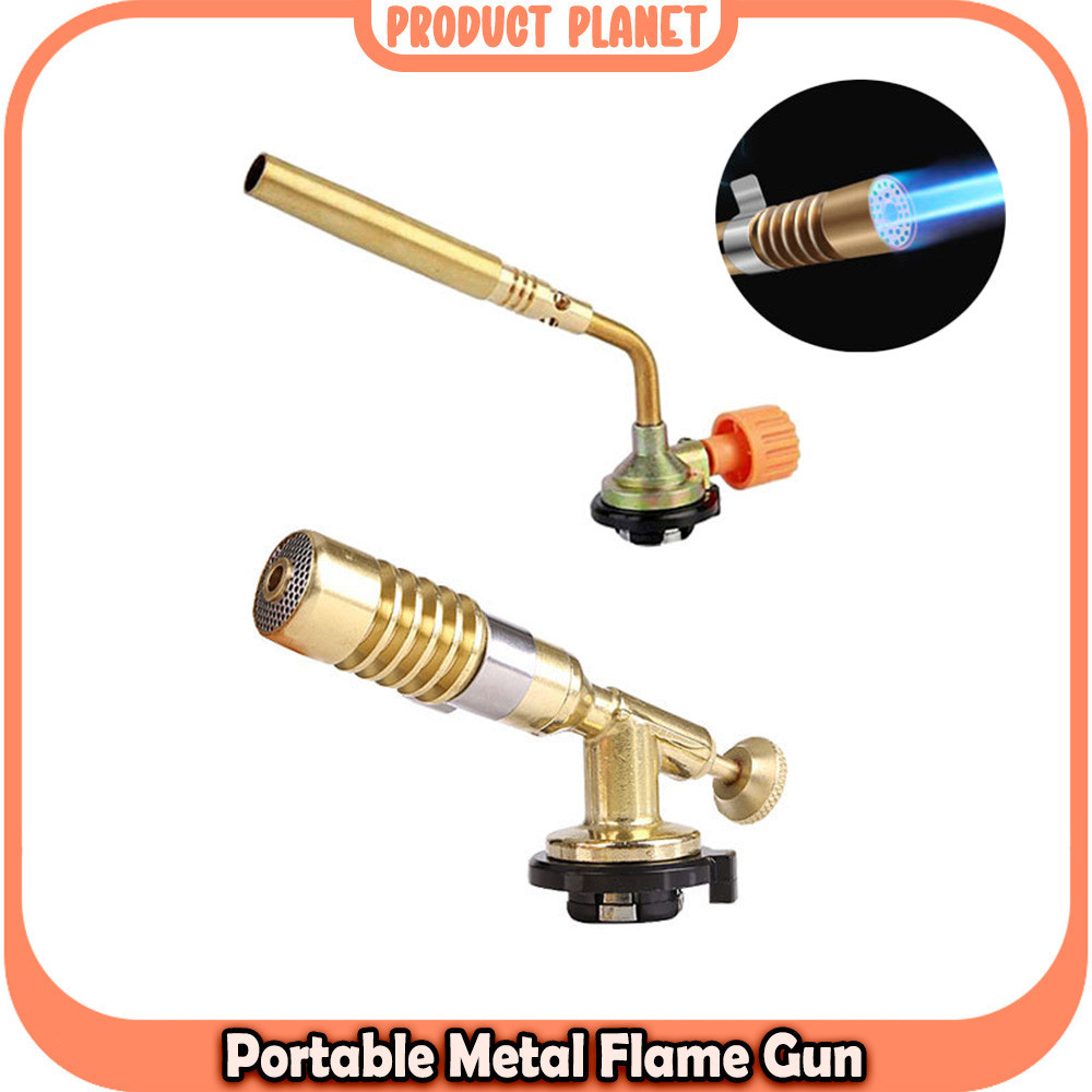 [𝐏𝐏] Portable Flame Gun Logam – Gas Butane Torch Mudah Alih | Untuk ...