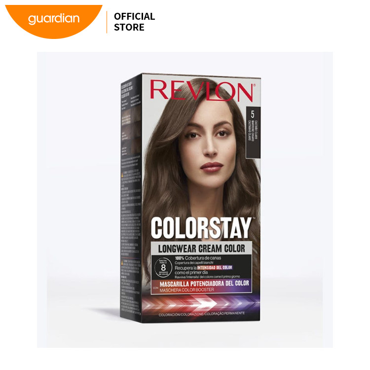 Rev Colorstay Longwear Cream Color Shade 5 Medium Brown | Shopee Malaysia