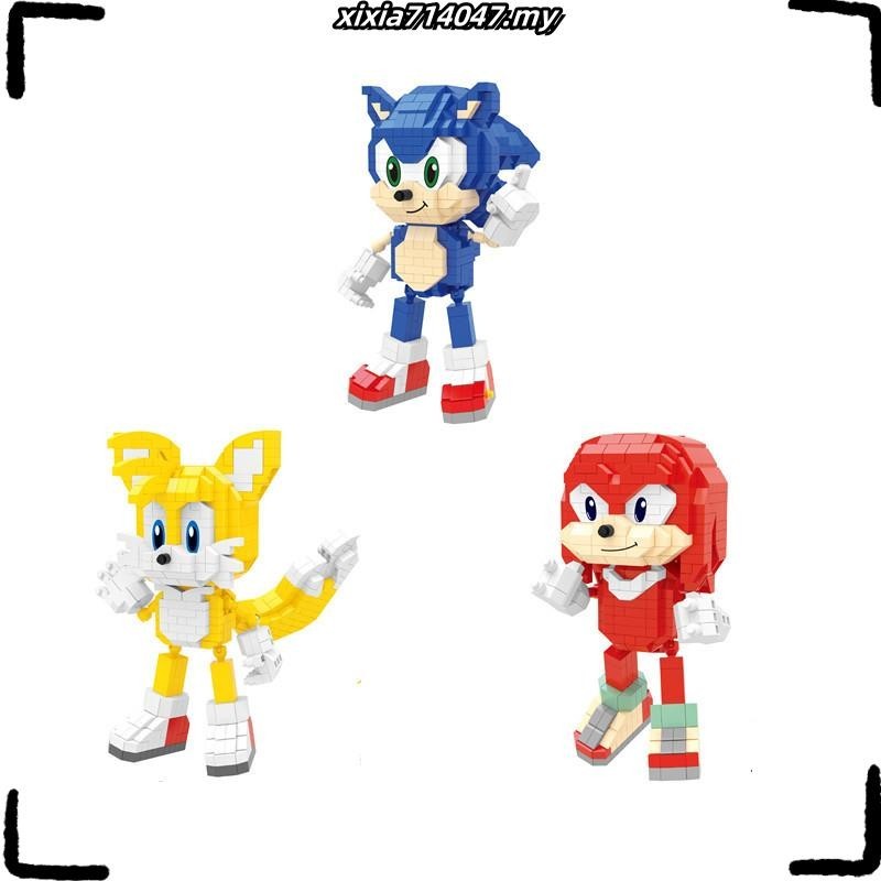 Nano Blocks Sonic The Hedgehog Game Miles Prower Building Blocks ...