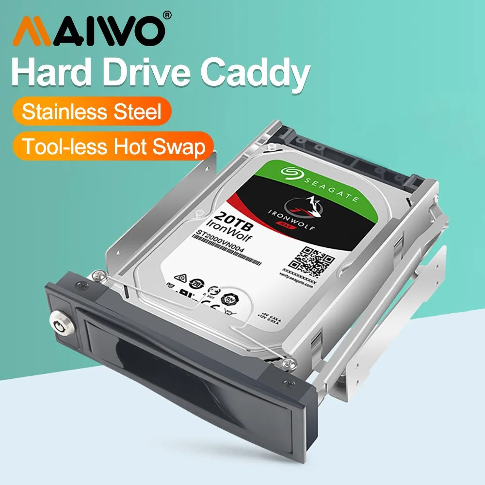 MAIWO CD-ROM Space HDD Mobile Rack Internal 3.5 Inch HDD Convertor ...