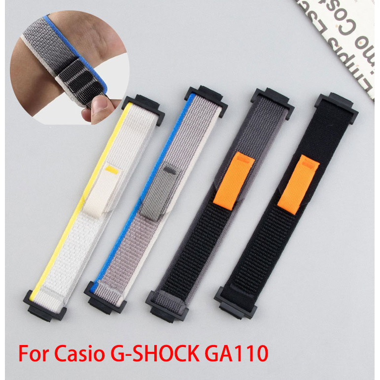 Nylon Strap For Casio G-SHOCK GA100 GD-100/110/120 GMA-S110 ; MCW-100 ...