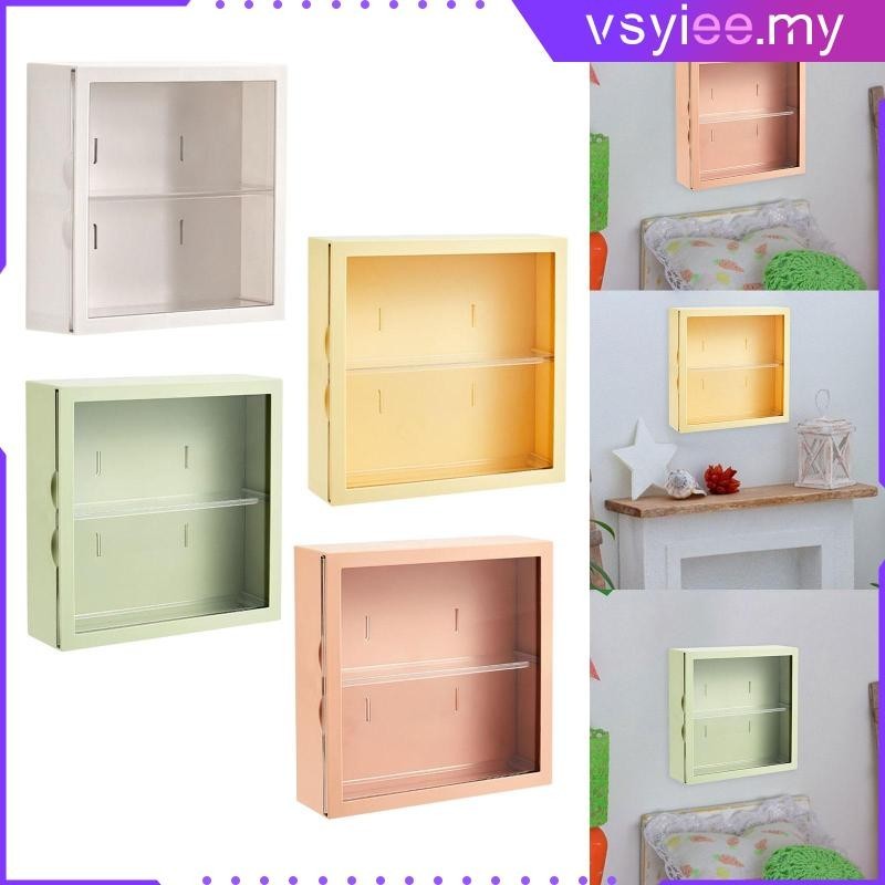 [2-Day Delivery] Clear Display Case Organizer Wall Mounted Display Box ...