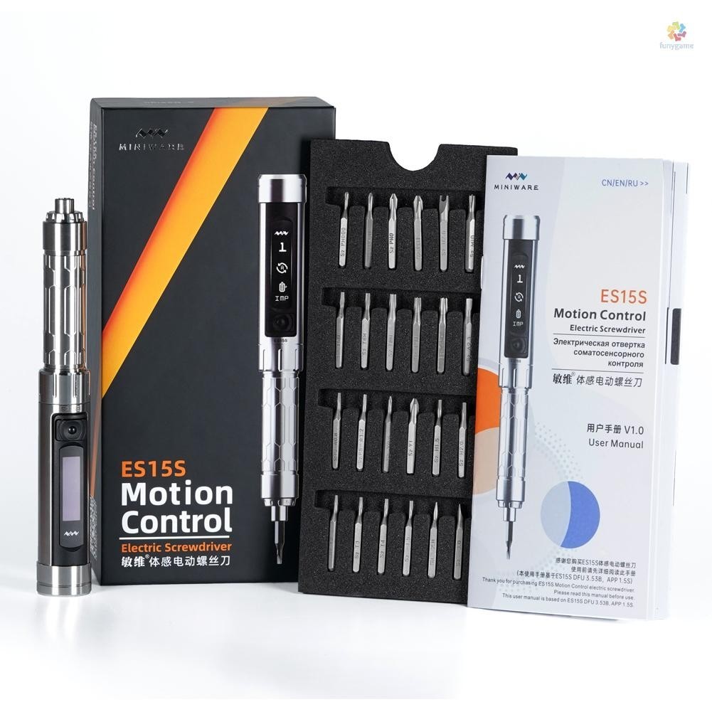 MINIWARE ES15S Intelligent Motion Sensing Control Electric Screwdriver ...