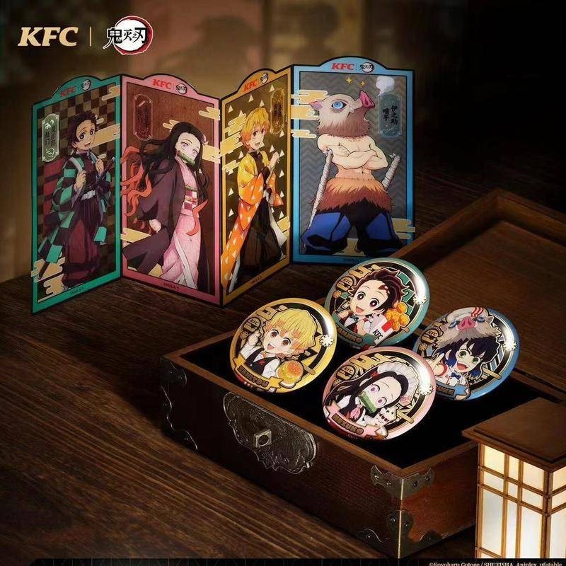 2024 KFC Ghost Annihilator Badge, Kamado Tanjirou, Agatsuma Zenitsu ...