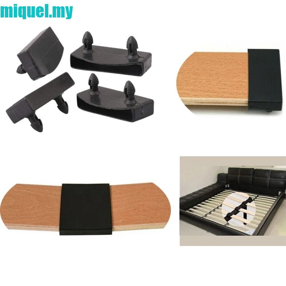 MIQUEL 20pcs Bed Slats Connector, Black Square Bed Slat Holders Caps ...
