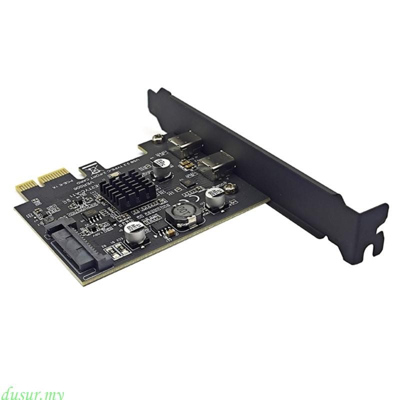 dusur7 PCIE Expansion Cards with Double Type C USB Type C PCIE Cards ...