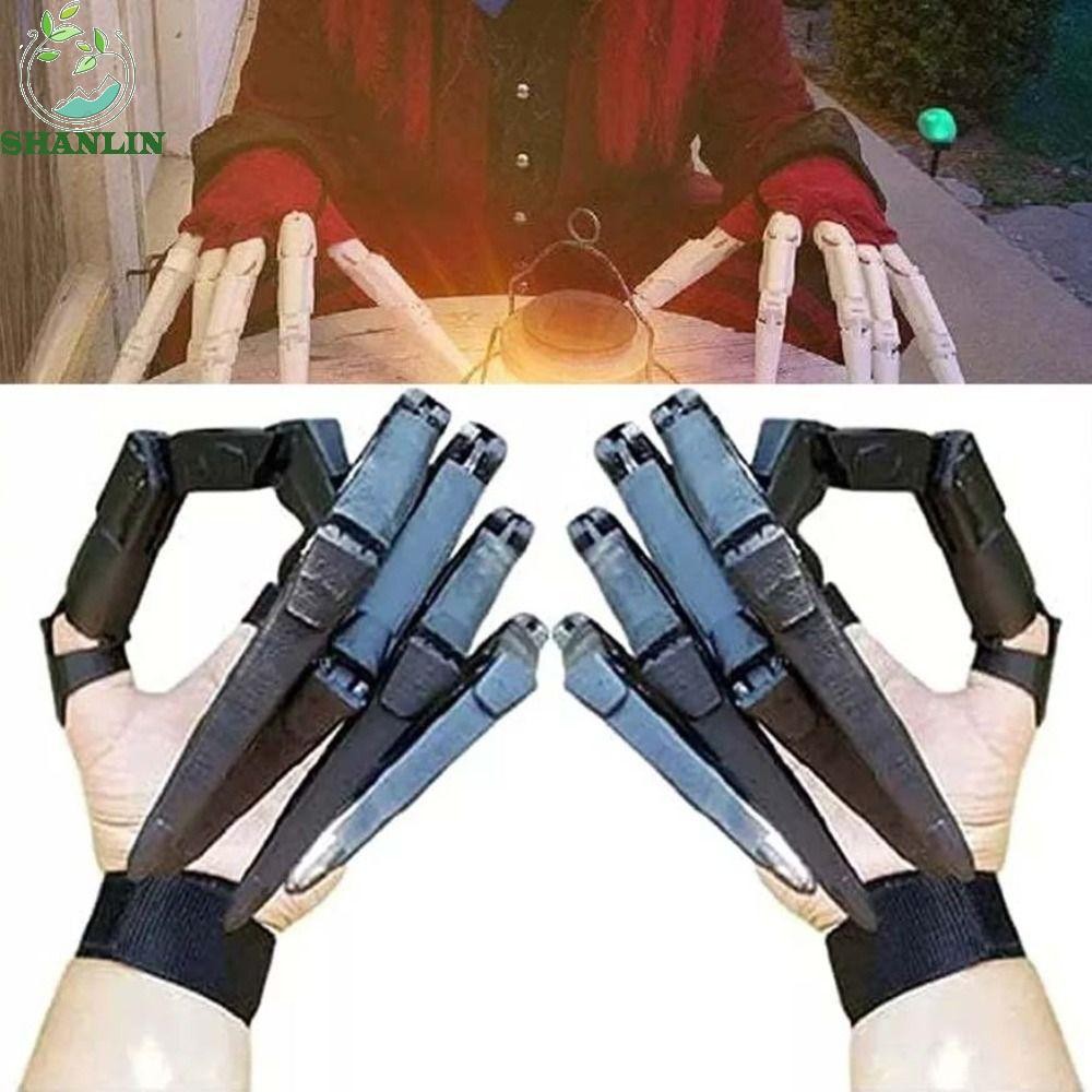 SHANLIN Halloween Articulated Fingers, Halloween Scarry Fake Fingers 3D ...
